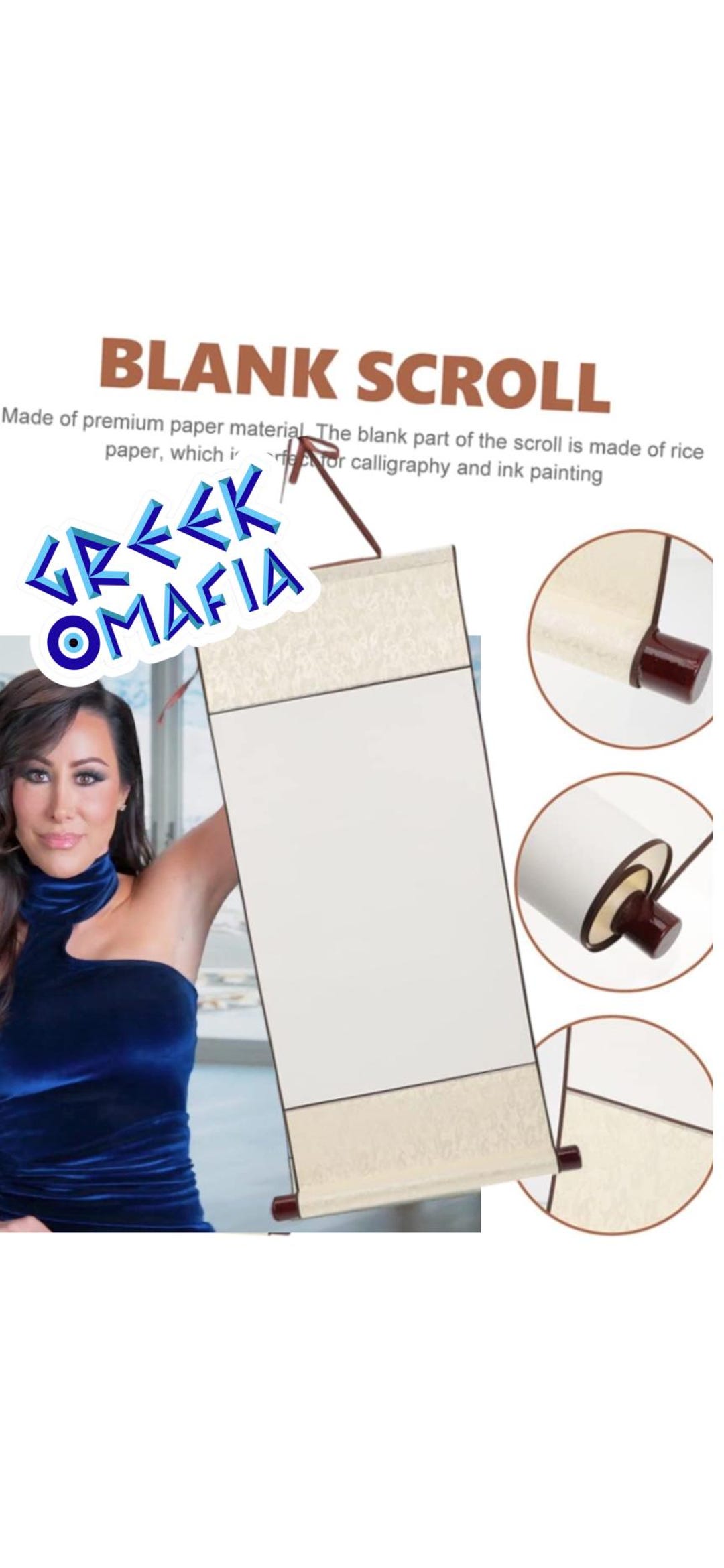 Angie K Iconic Scroll - Etsy