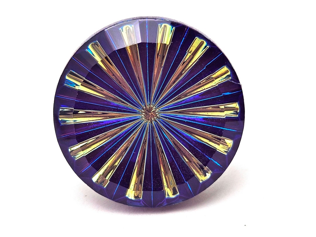 Radiant Cocktail Ring Pinwheel Fireworks Circus Carnival Couture Ultra ...