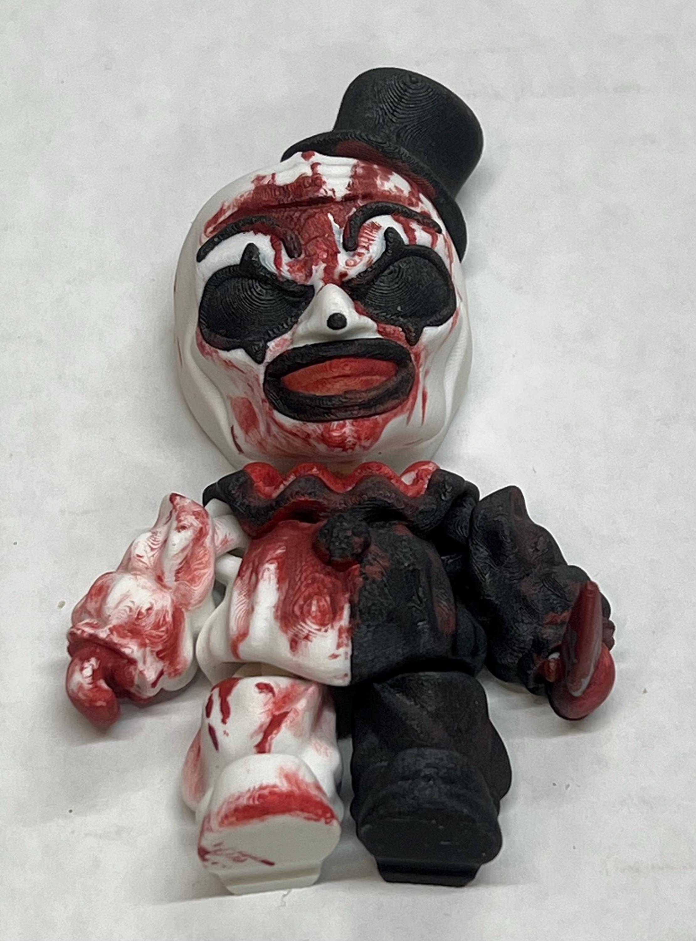 Articulated Mini Terrifying Clown/ Terrifying Clown Fidget/ Terrifying ...