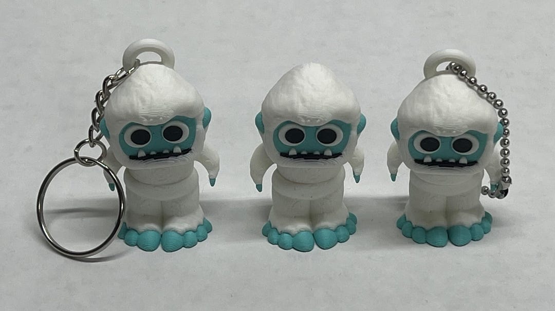 Articulated Yeti/ Yeti Fidget/ Yeti Keychain/ Flexi Yeti/ Cryptid - Etsy