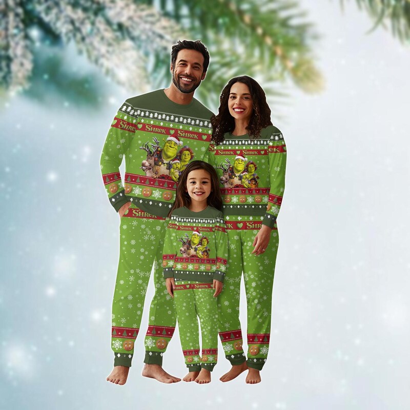 Shrek Pajamas - Etsy