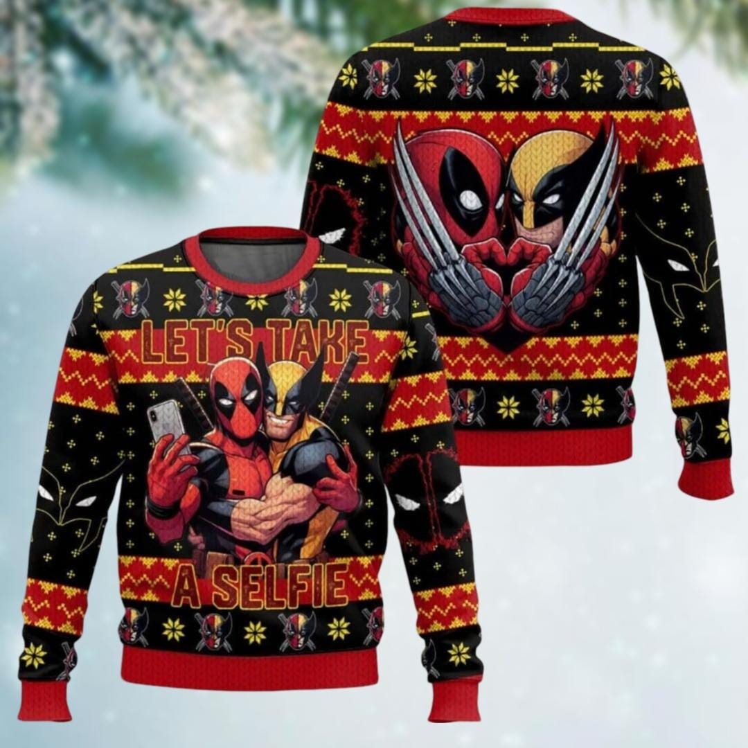 Deadpool and Wolverine Ugly Sweater, Spider Man Christmas Sweater ...