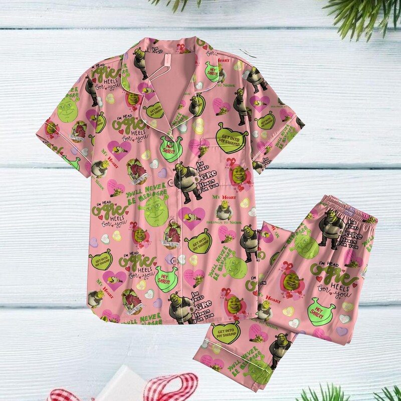 Shrek Pajamas - Etsy UK