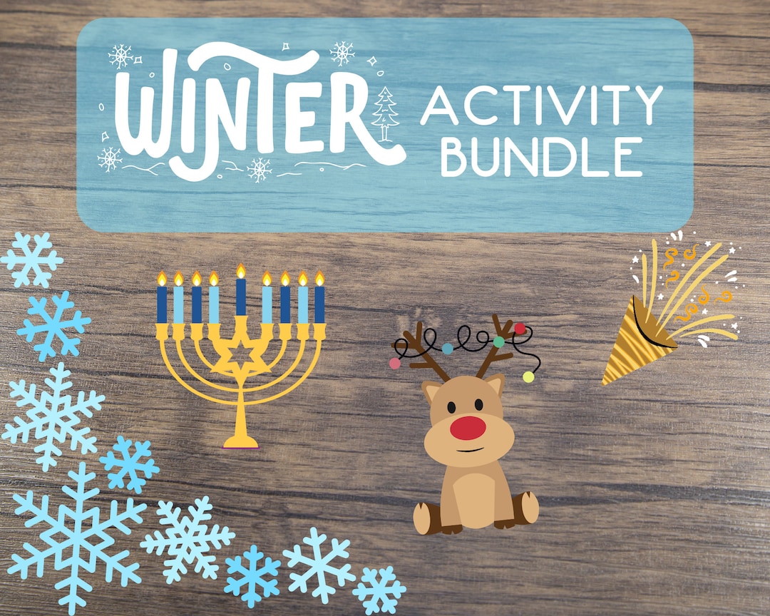 Winter Activity Printable Bundle | Activity Pages | Christmas ...