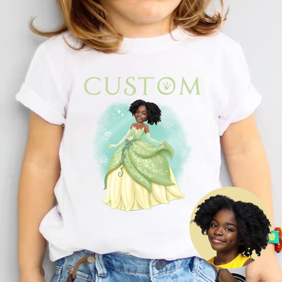 Custom Tiana the Princess and the Frog Birthday Princess Shirt ...
