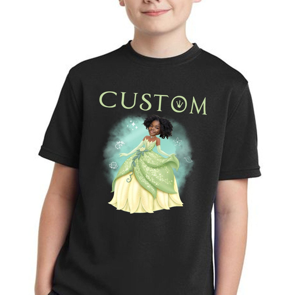 Custom Tiana the Princess and the Frog Birthday Princess Shirt ...