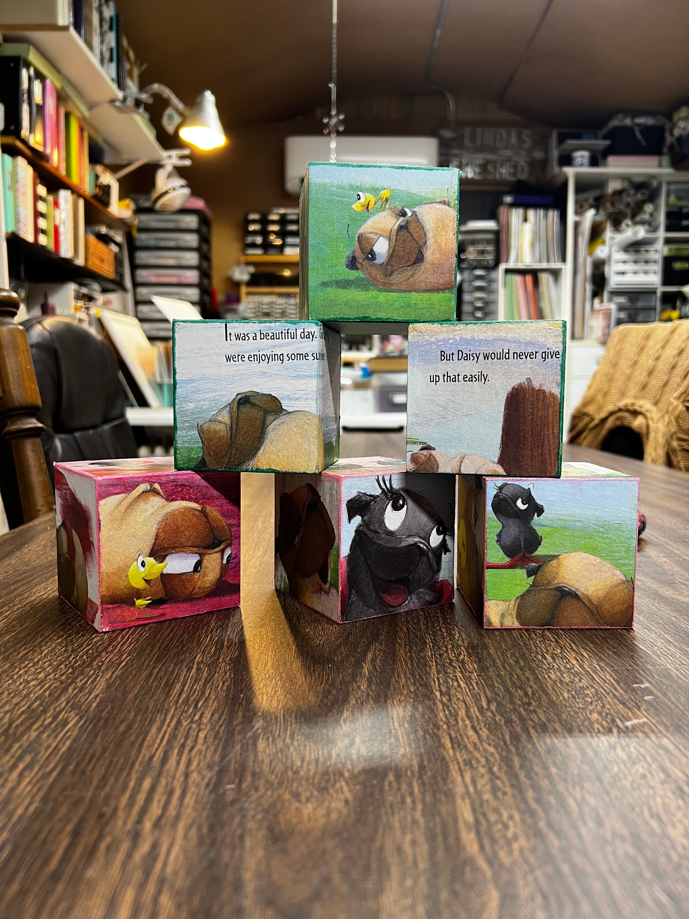 Storybook Children’s Wooden Blocks - Etsy