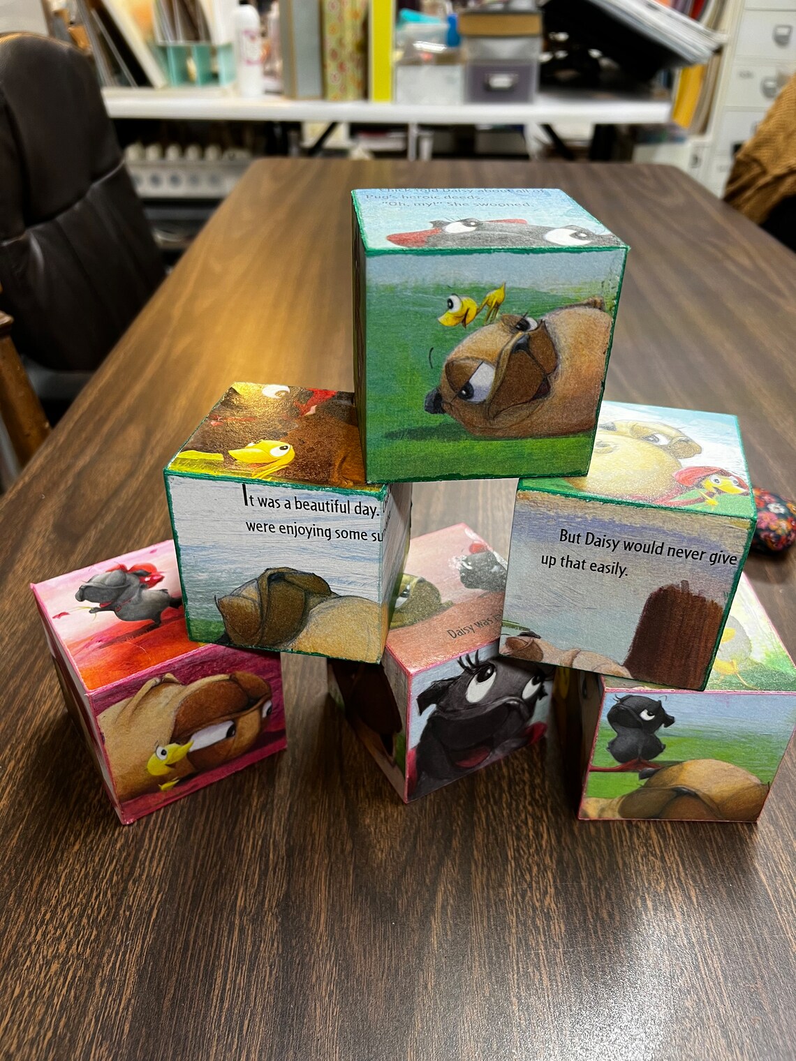 Storybook Children’s Wooden Blocks - Etsy