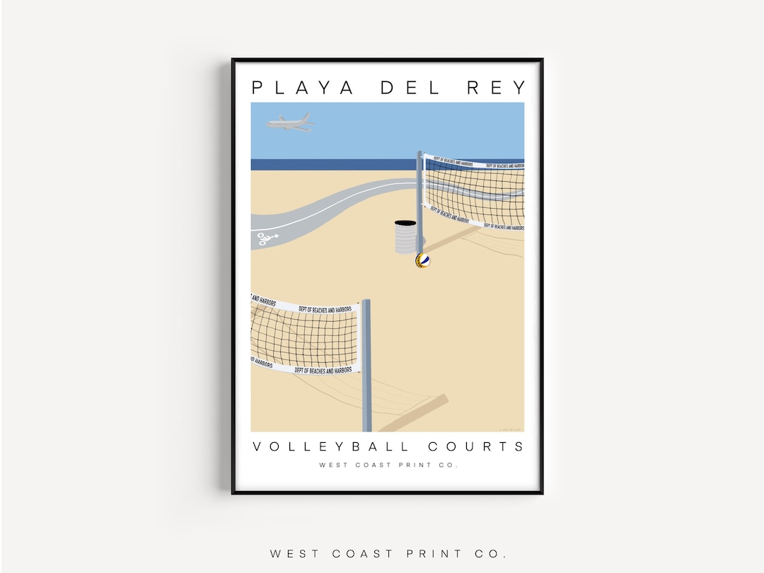 Los Angeles Art, Playa Del Rey, Art Print, LA, California, Wall Art ...
