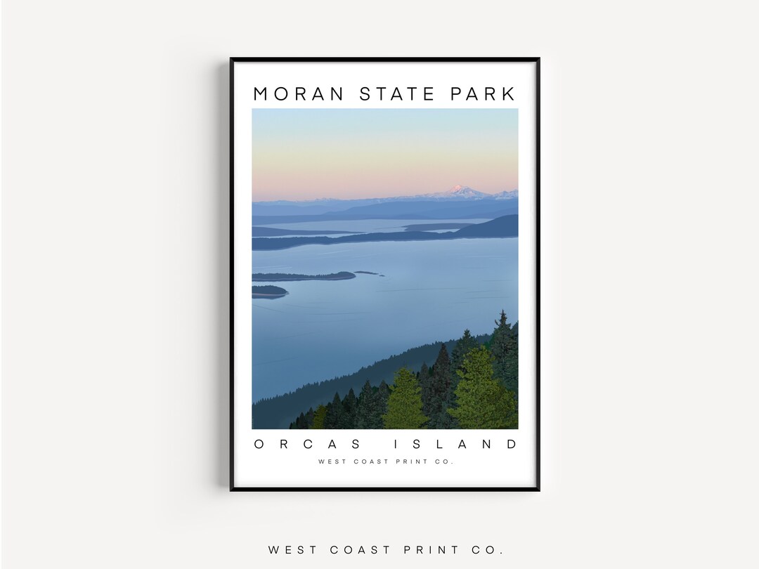 Moran State Park Orcas Island Art Print: Pacific Northwest - San Juan ...