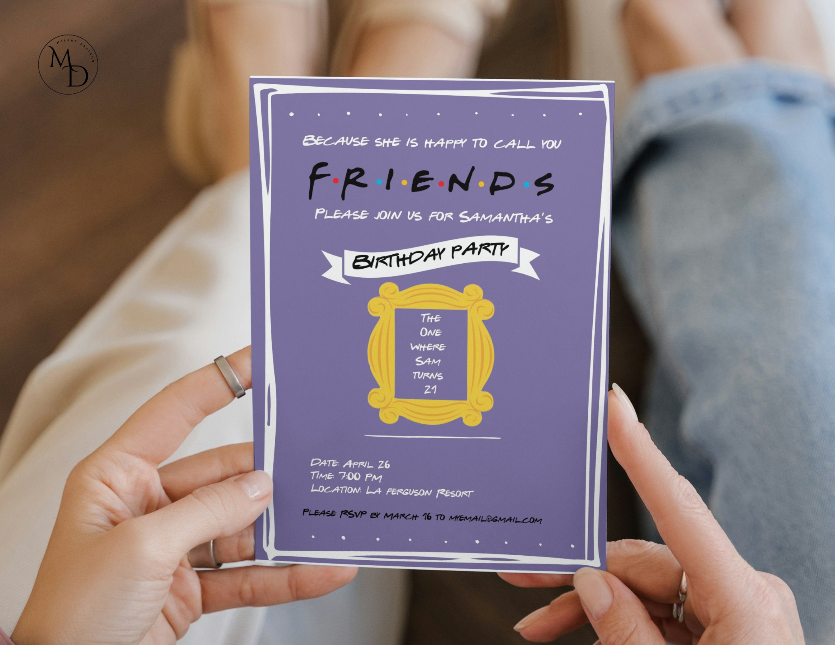 FRIENDS Birthday Party Invitation - Etsy