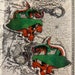 WOF Lizard/freedom Double Sided Keychain - Etsy