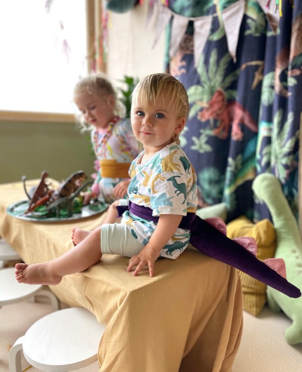 The Raptor Kids Dinosaur Tail Bespoke Dino Costume for Boys and Girls ...