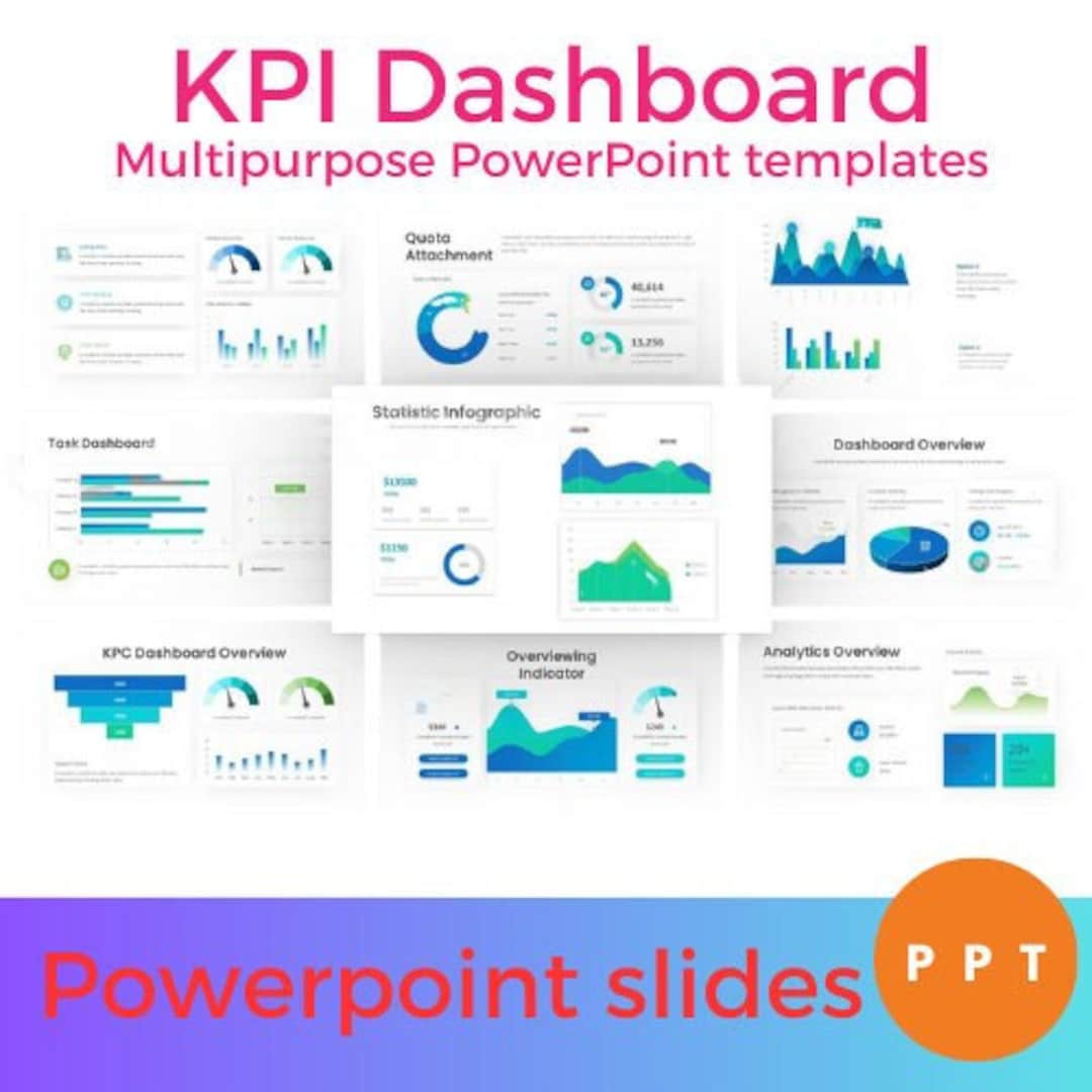 KPI Presentation Templates With Visual Figures Impactful for Your ...