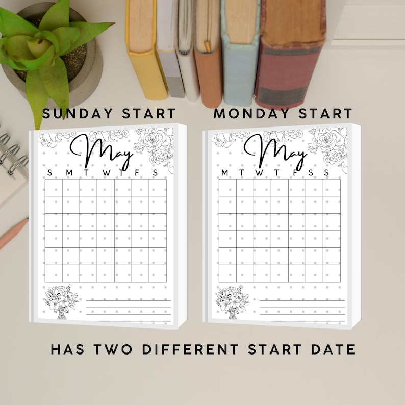 May Cover Page - Printable Title Page - May Calendar - PRINTABLE ...