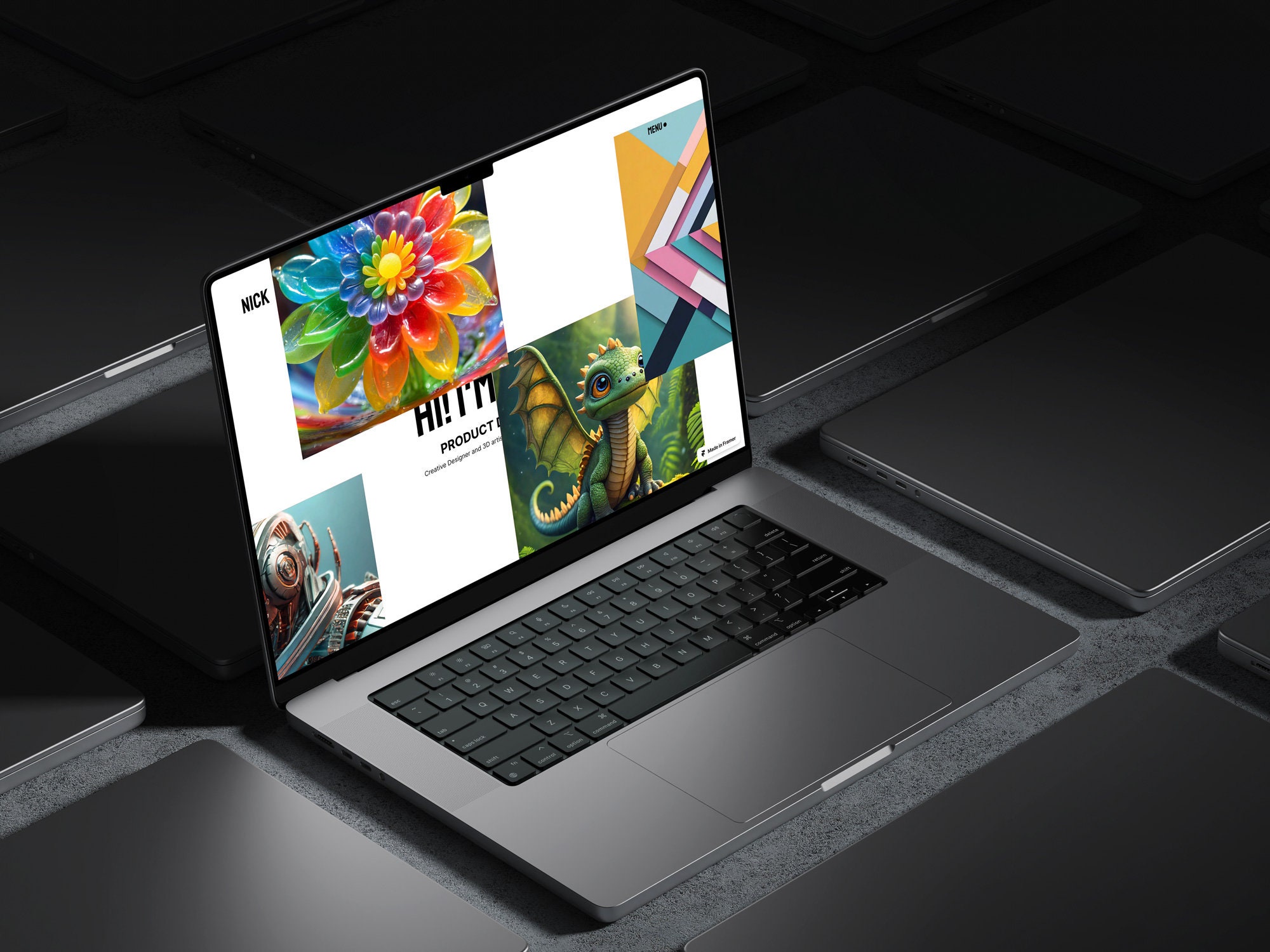 NICK Portfolio Template Made in Framer - Etsy