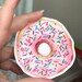 Pink Frosted Sprinkles Donut Retro Vinyl Sticker - Etsy