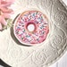 Pink Frosted Sprinkles Donut Retro Vinyl Sticker - Etsy