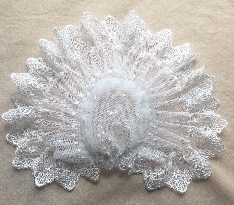 Lace Pinner Cap 18th. Century Colonial Head Covering Prayer | Etsy