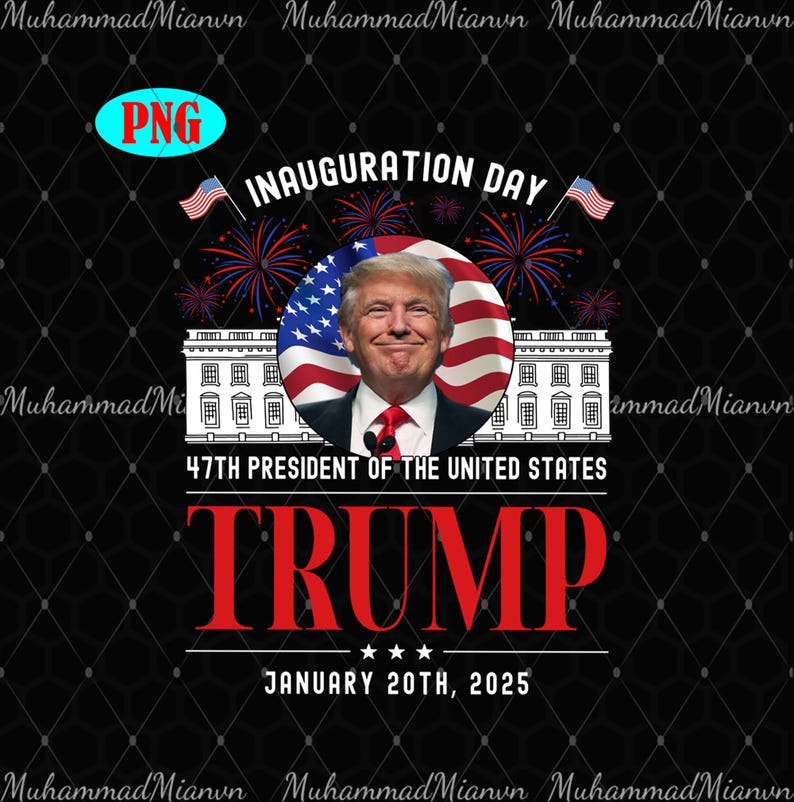 Donald Trump Inauguration Day 2025 PNG, 47th US President Inauguration ...