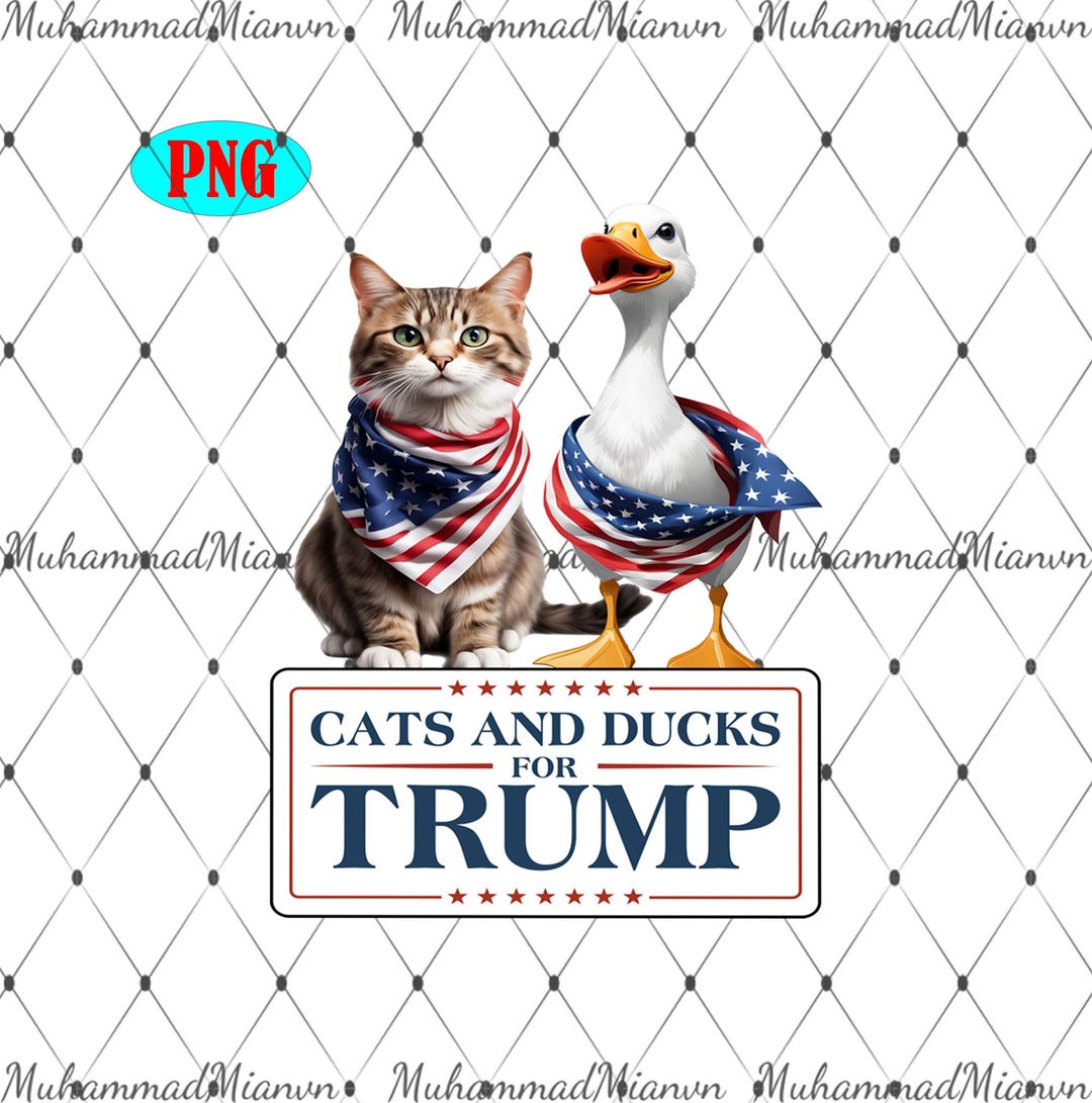 Save the Cats and Ducks Png, Trump Png, Maga 2024 Png, Trump for ...