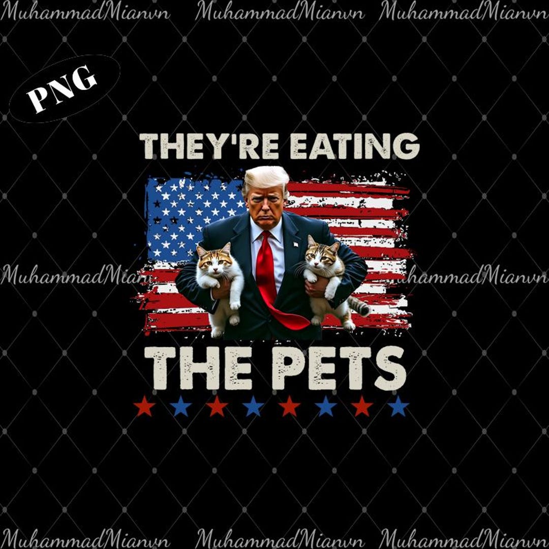They're Eating the Pets Png, Pro-kamala Harris Debate Png Cute Dog ...