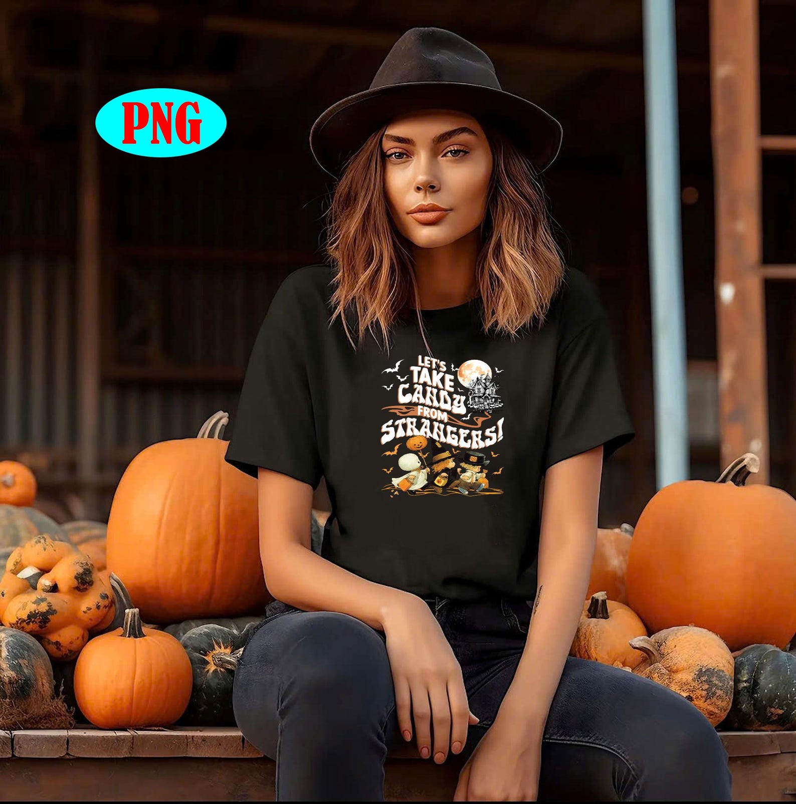 Let's Take Candy From Strangers Png, Funny Halloween Png, Funny Trick ...