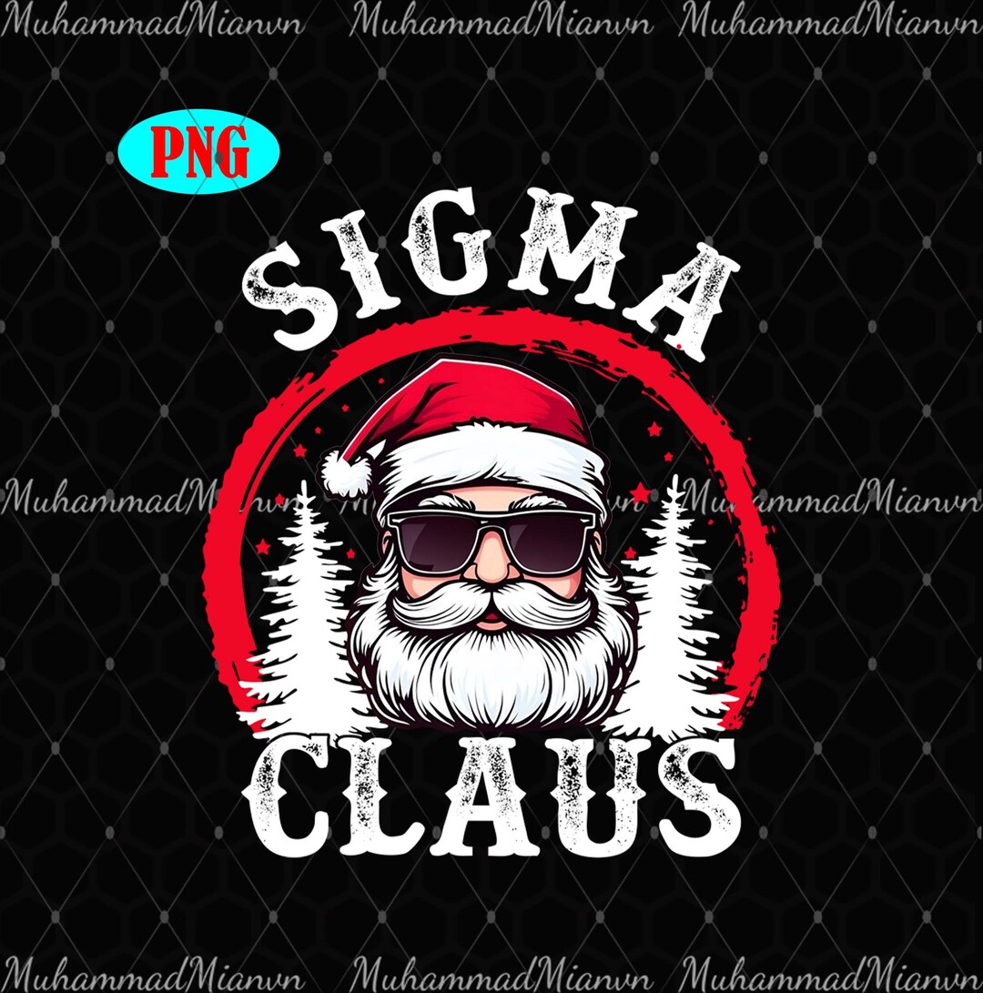 Merry Rizzmas Sigma Claus Png, Skibidi Rizzmas PNG, Santa Bruh ...