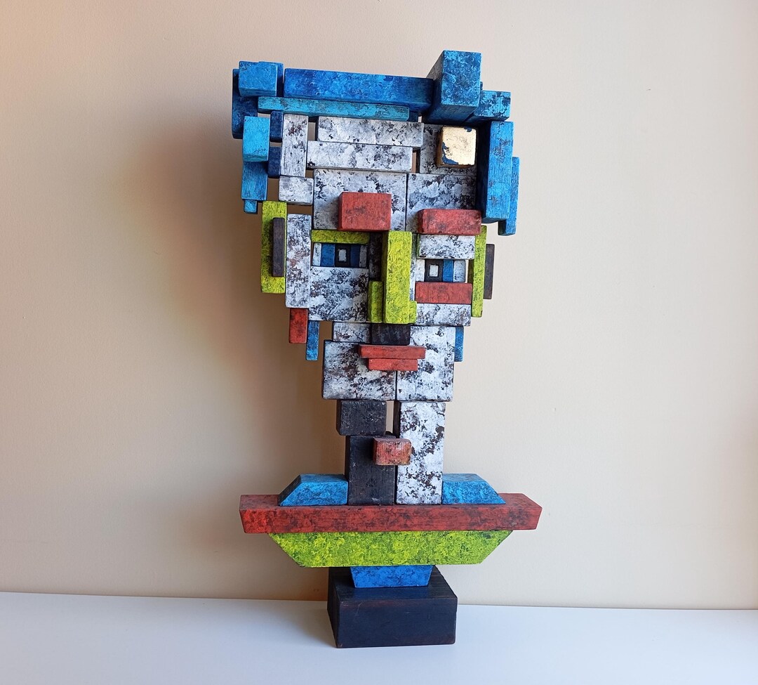 Assertive Cubist Sculpture. Artist Sculpture. Contemporary Sculpture ...