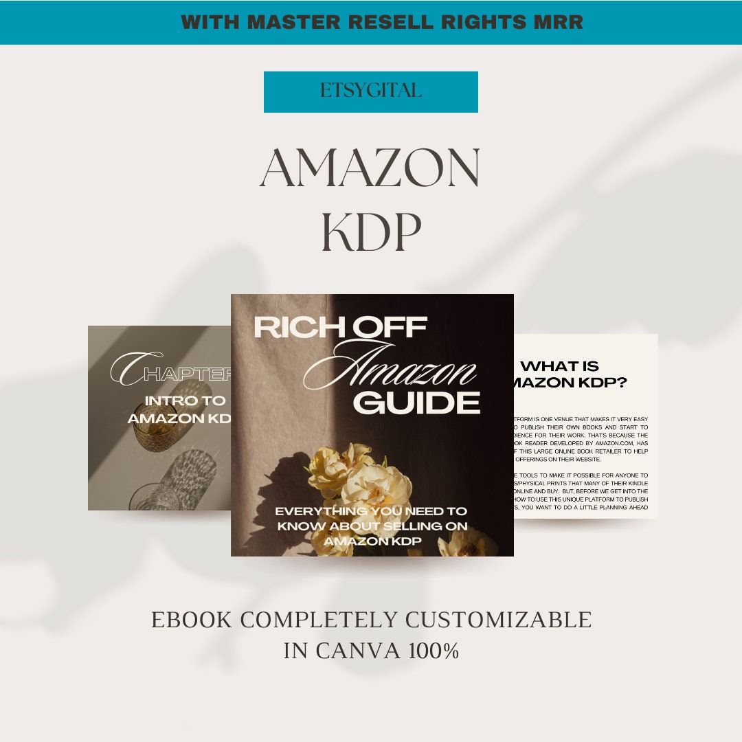 Amazon Kindle KDP FBA Storefront Master Resell Rights Passive Income ...