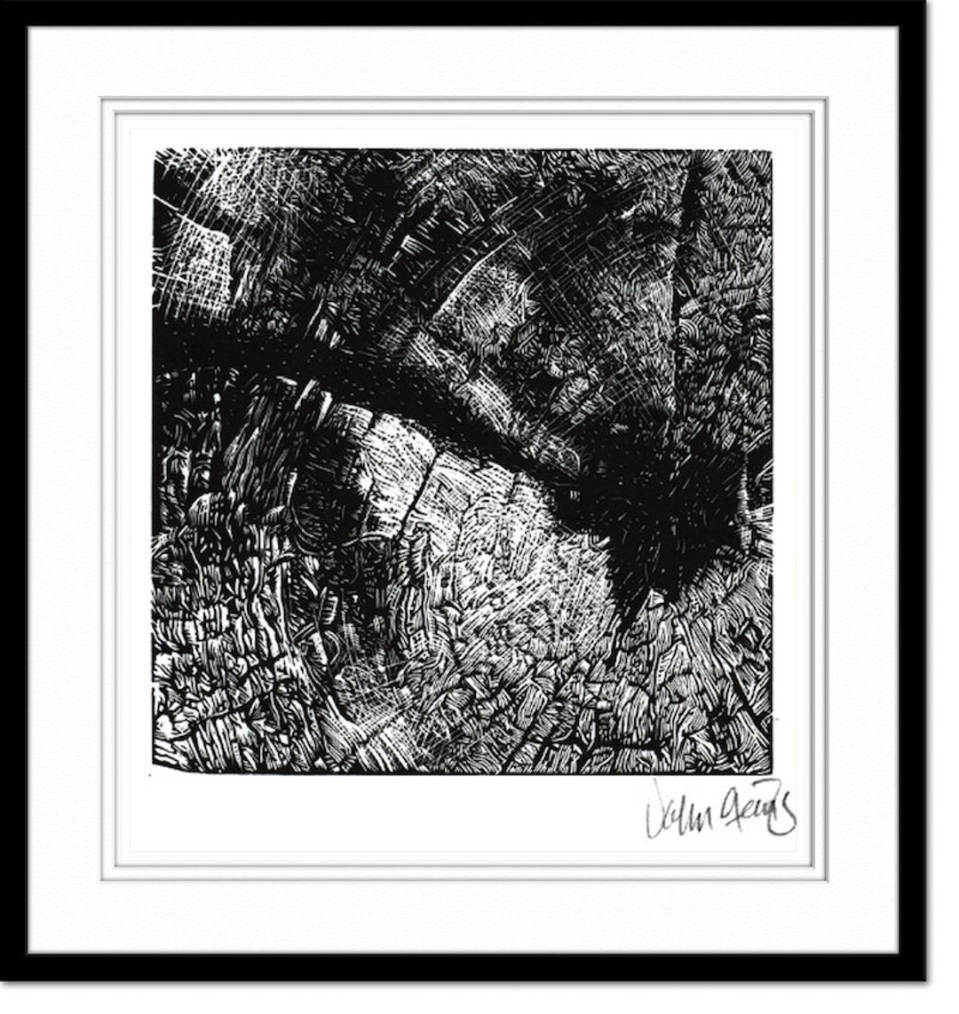 Knot, Wood Engraving Handmade Print Woodcut Relief Print - Etsy