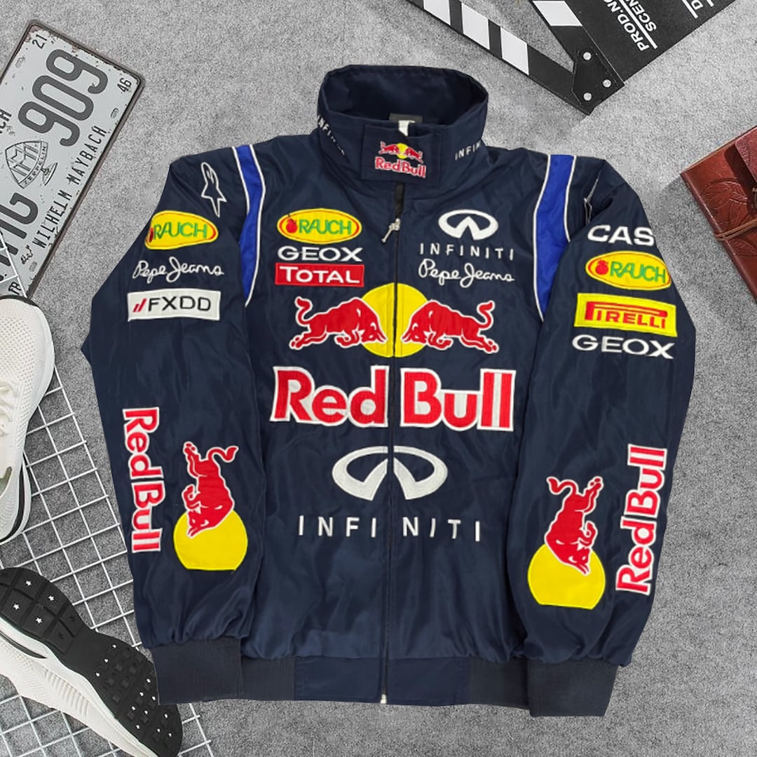 F1 Jacket Embroidery Motifs, Formula 1 Jacket Coat, F1 Jacket , Bomber ...
