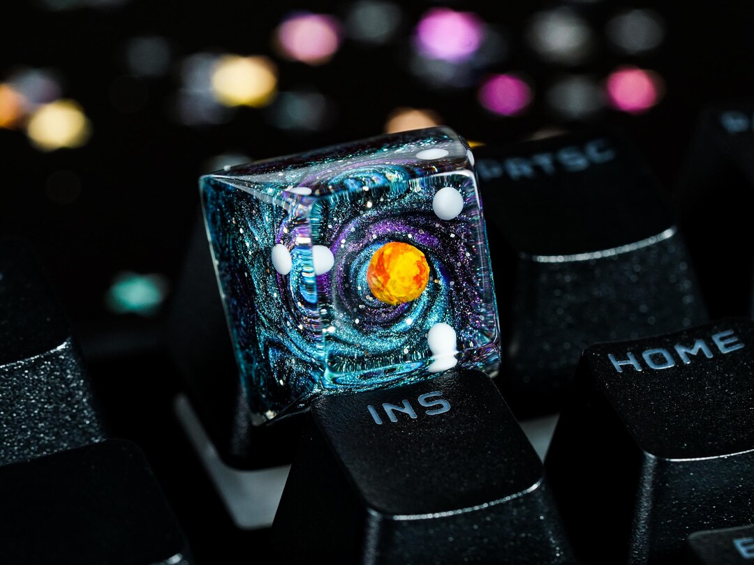 PREMIUM Galaxy Keycap, Planet Keycaps, Solar System Keycap, Earth Keycap, Mar Keycap, Keycap Set ...