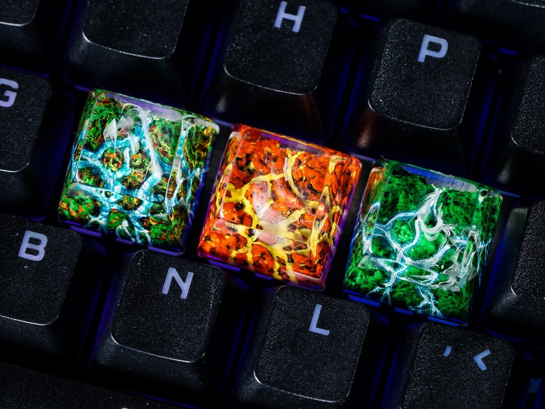 SALE 50% Mystical Forest Keycap, Artisan Keycap, Aesthetic Keycap ...