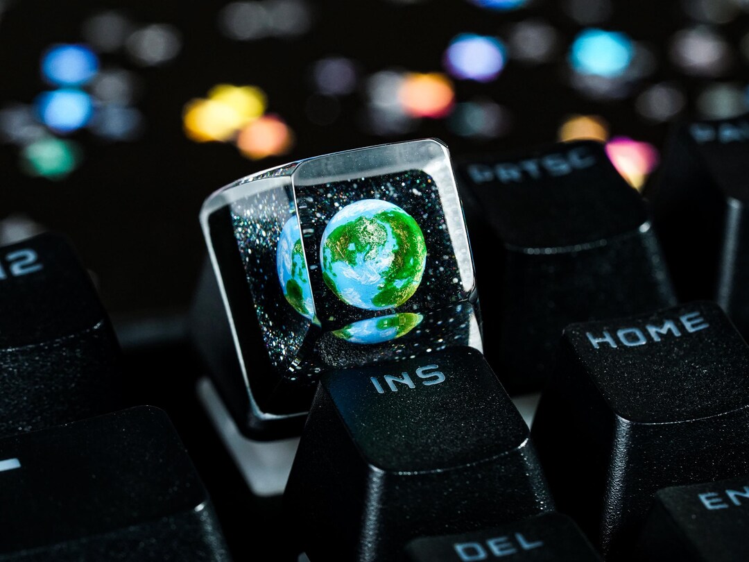PREMIUM Earth Keycaps, Solar System Keycap, Planet Keycap, Moon Keycap ...