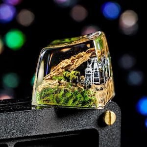 SALE 50% Erdtree's Favor +2 Keycap, Custom Elden Ring Talisman Keycap ...