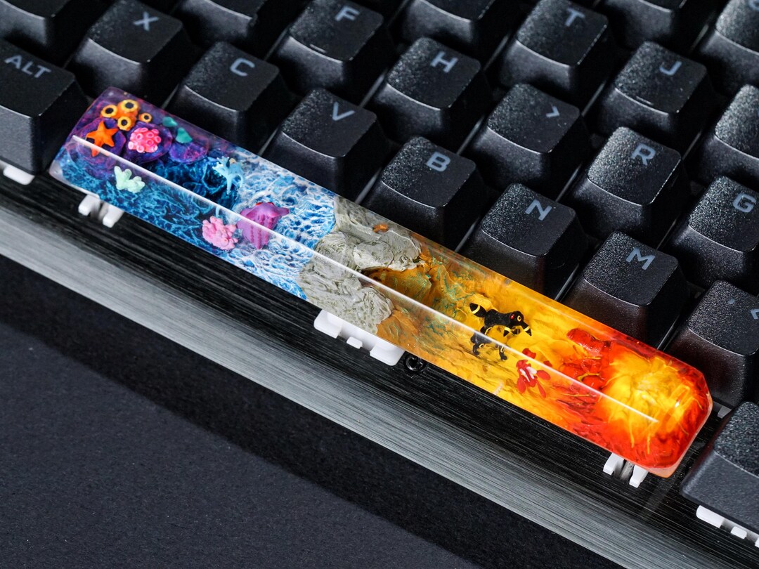 PREMIUM Custom Pokemon Spacebar Keycap, Artisan Keycap,anime Keycap ...