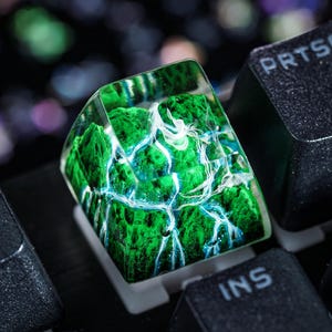 SALE 50% Mystical Forest Keycap, Artisan Keycap, Aesthetic Keycap ...