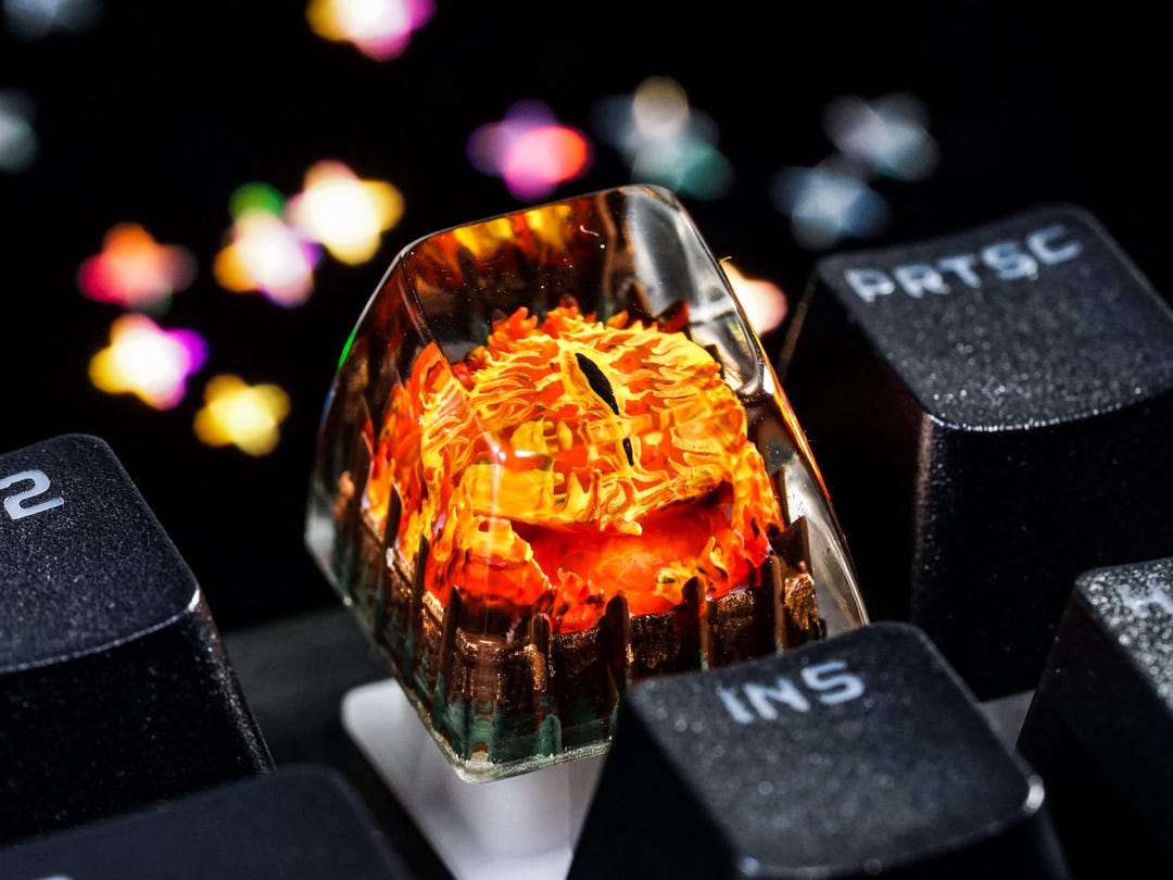 LIMITED SALE 50% Eye Ring Keycaps, Ring of Power Keycap, Evil Eye ...