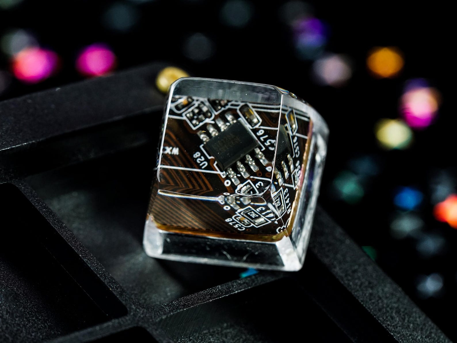 SALE 50% Recycle Keycap, Circuit Board Resin Keycap, Resin Keycap ...
