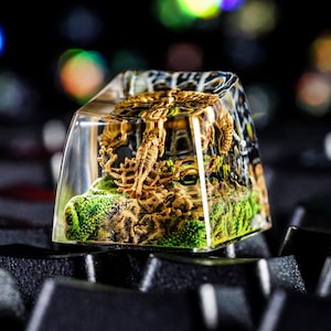 SALE 50% Erdtree's Favor +2 Keycap, Custom Elden Ring Talisman Keycap ...