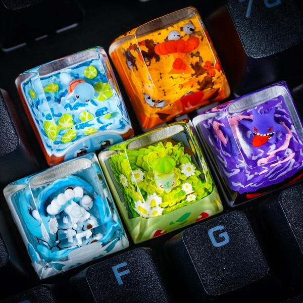 Water Dragon Keycap, Artisan Keycap, Keycap Set for MX Cherry ...