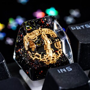 SALE 50% Erdtree's Favor +2 Keycap, Custom Elden Ring Talisman Keycap ...