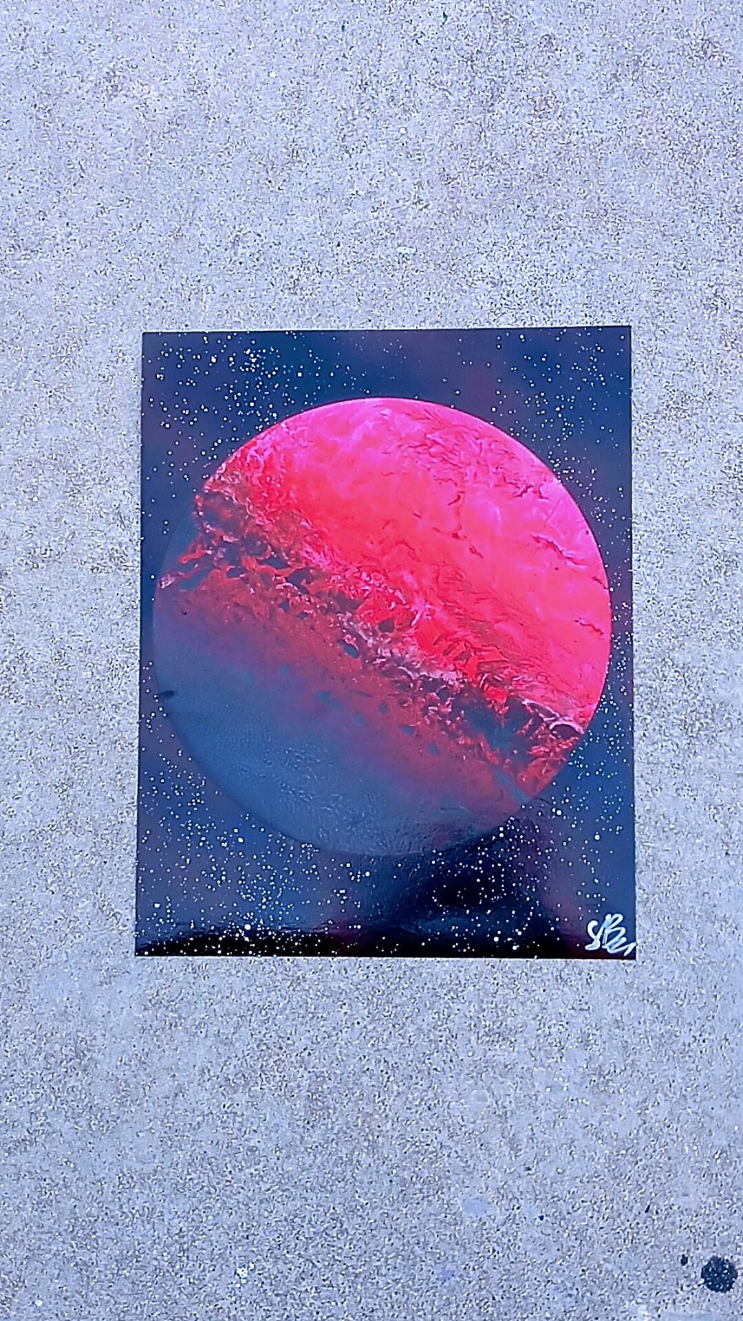 Rose and Ember Spray Paint Art - Etsy