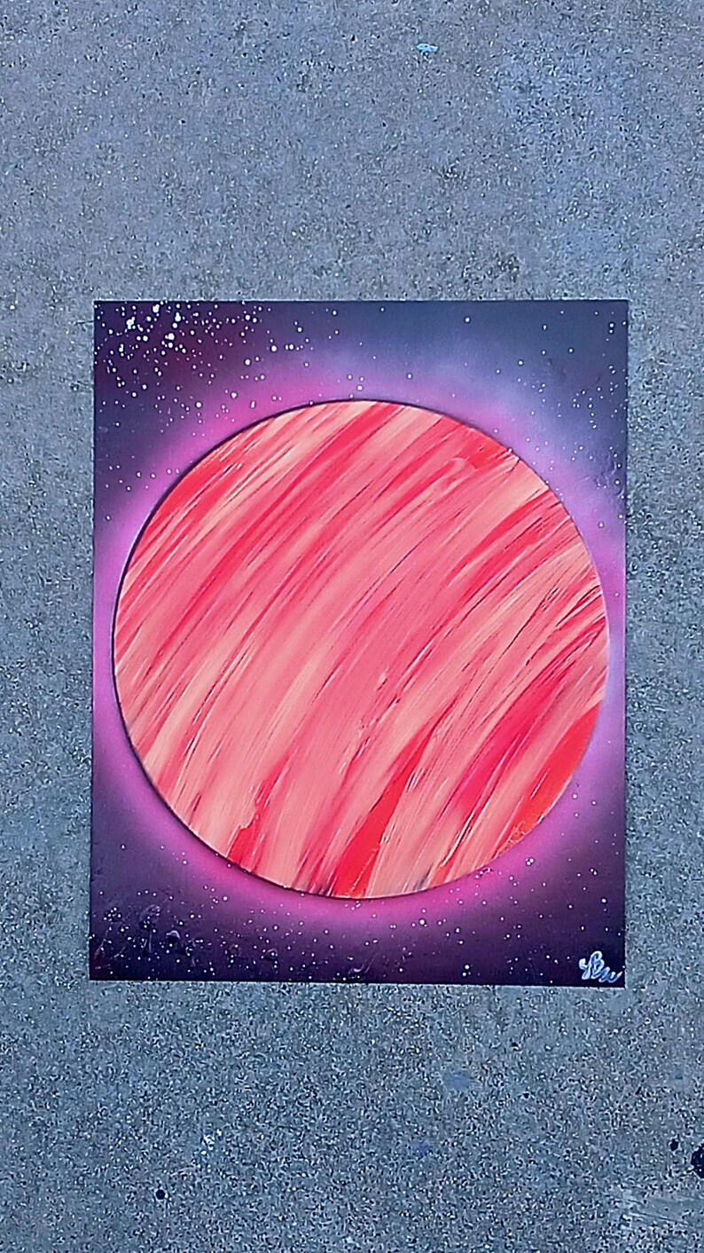 Radiance of Mars Spray Paint Art - Etsy