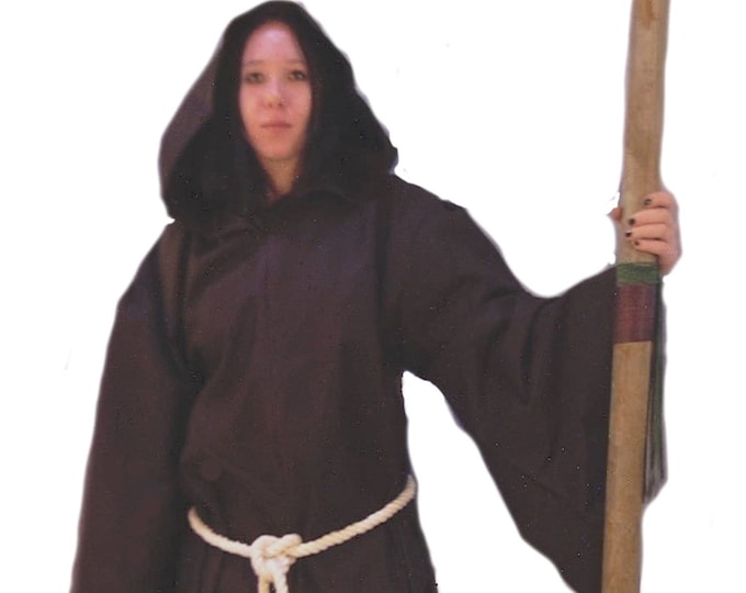 White Tau Robe Witch Wizard Magician Robe Ceremonial Ritual White Robe ...