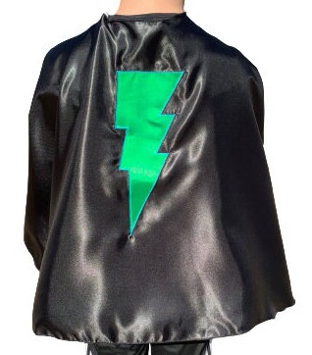 Lightning Bolt 22" Superhero Cape - Kids Sidekick Size -small Age 2-7 ...