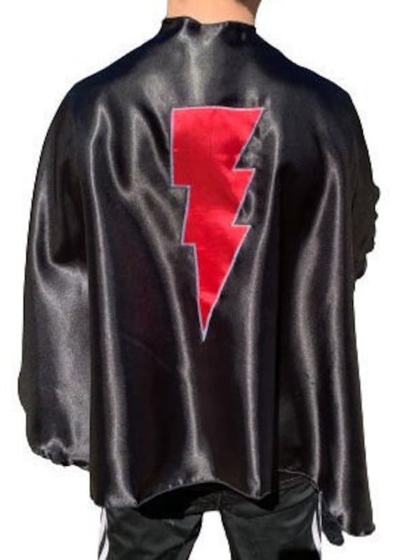 Lightning Bolt Superhero Cape - 22" kids Sidekick -Small age 2-7 by ...