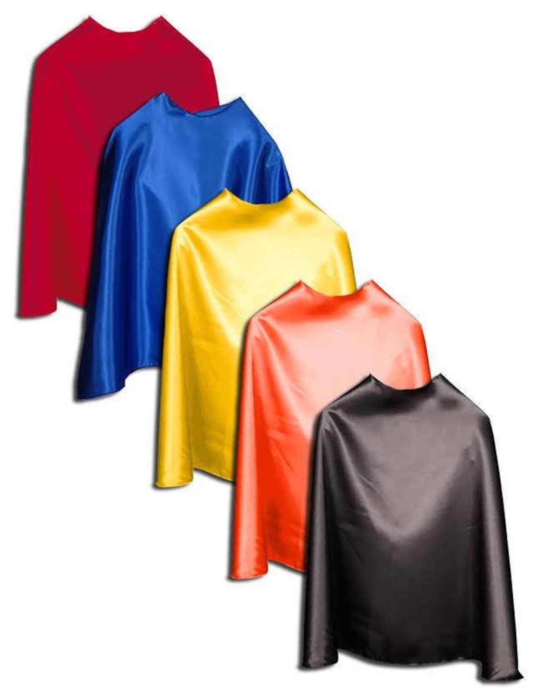 5-pack Premium Superhero Capes Ages 8+ - Dress up - Party - Kids and ...