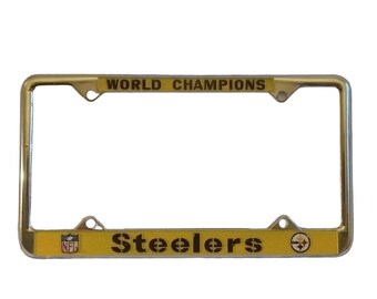 Steelers License Plate Frame - Etsy